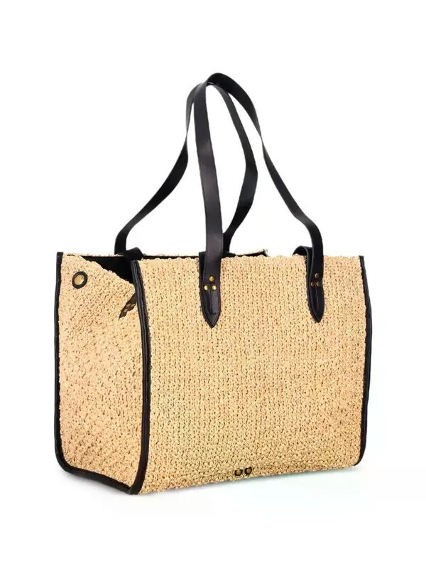 Jérôme Dreyfuss Medium Leon Woven Tote Bag - Neutrals