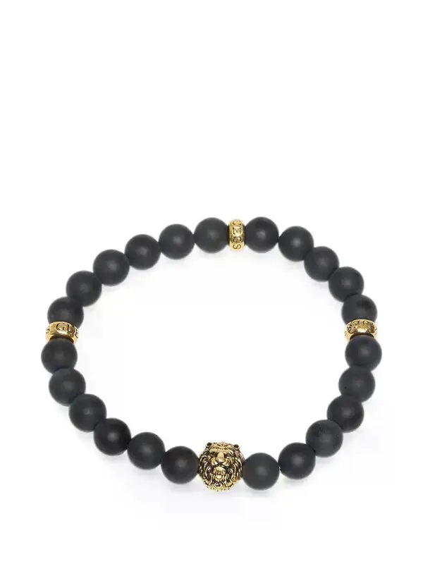 Guess Lion King Beaded Bracelet - Gold
