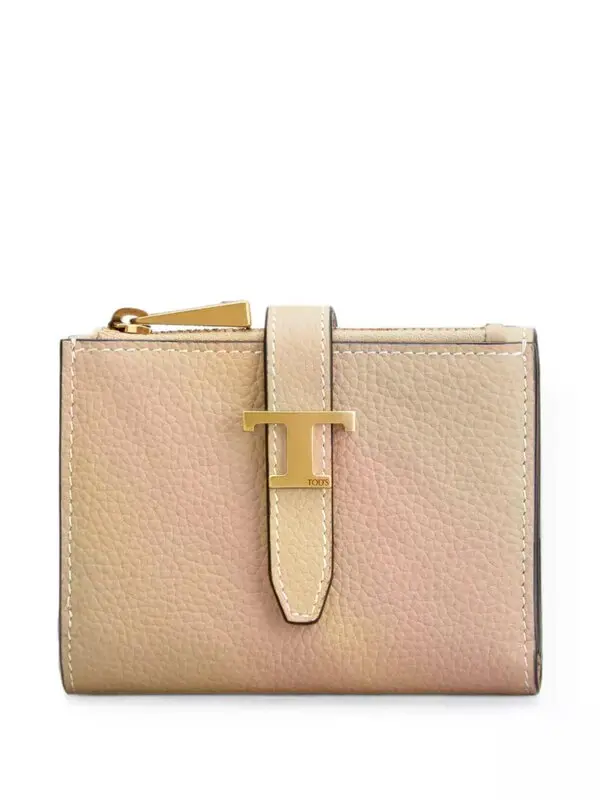 TOD'S T Timeless Wallet - Neutrals