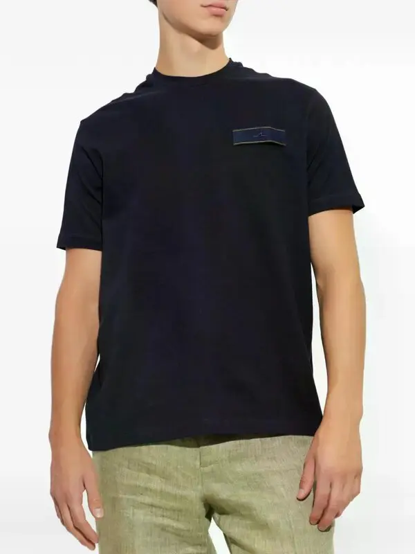 Paul & Shark Logo-patch T-shirt - Blue