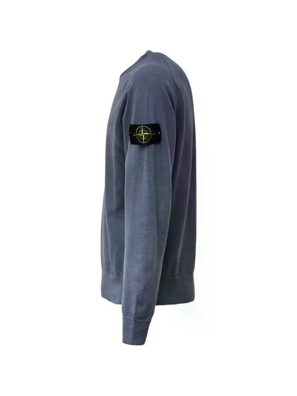 Stone Island Logo-patch Raglan-sleeve Sweater