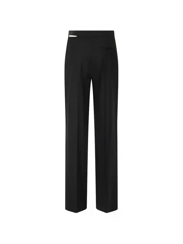 SEMICOUTURE Debbie Belted Cutout Trousers - Black