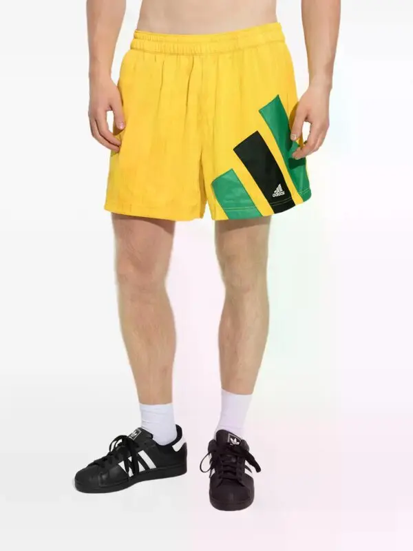Adidas Patterned-jacquard Track Shorts