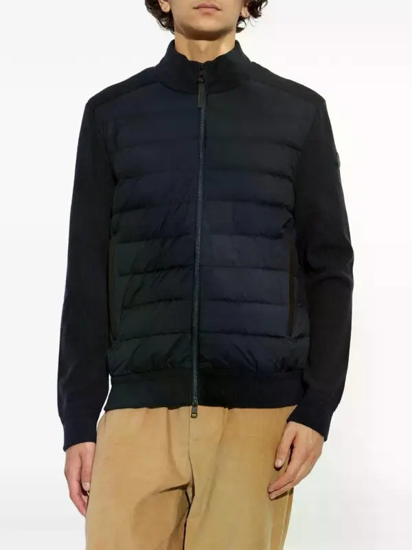 Moncler Quilted Panelled Sweater