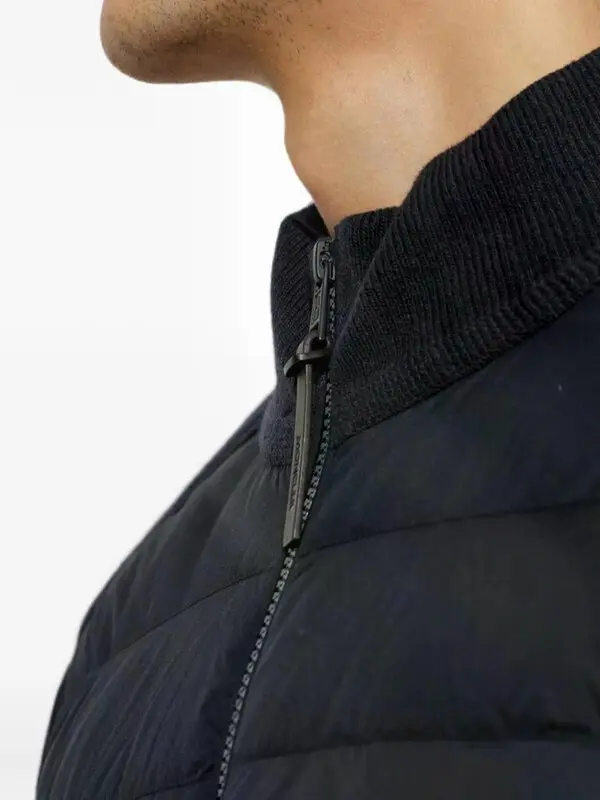 Moncler Quilted Panelled Sweater