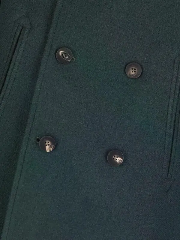 CAMPLIN Notch-lapel Double-breasted Peacoat