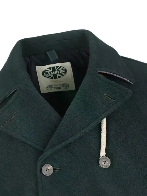 CAMPLIN Notch-lapel Double-breasted Peacoat