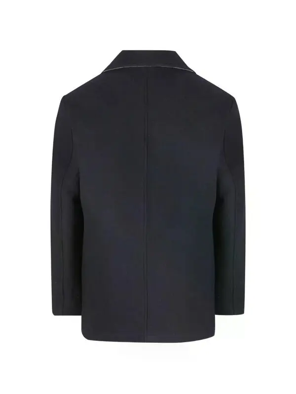 CAMPLIN Double-breasted Notch-lapel Peacoat