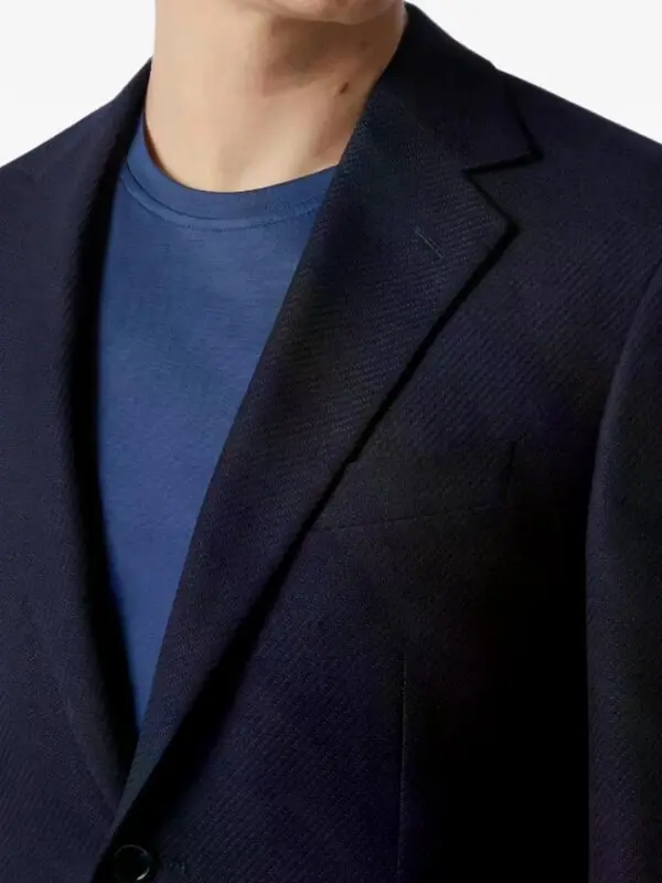 Corneliani Twill-weave Notched-lapels Blazer