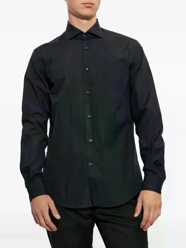 Paul & Shark Soffio Spread-collar Long-sleeve Shirt