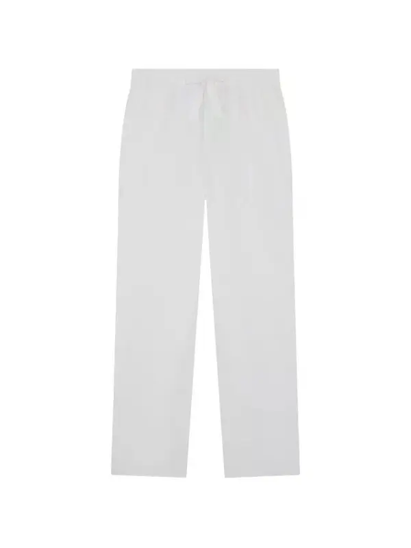 Frescobol Carioca Luan Relaxed-fit Trousers - White