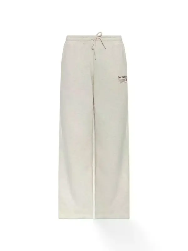NEW BALANCE Trackside Logo-print Drawstring Track Pants - Neutrals