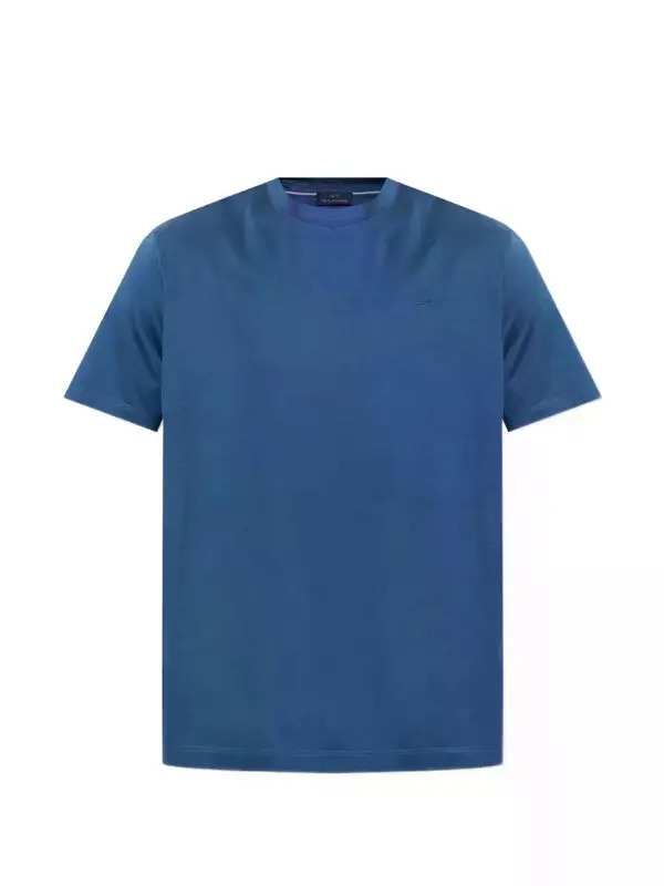 Paul & Shark Logo-embroidered T-shirt - Blue