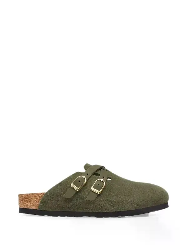 BIRKENSTOCK Buckle-fastening Suede Sandals - Green