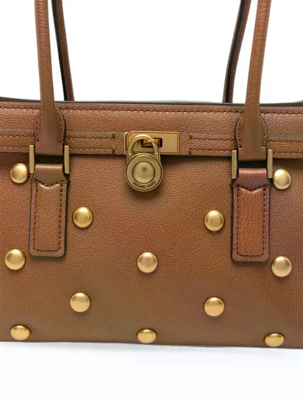 Michael Kors Stud-embellished Leather Shoulder Bag