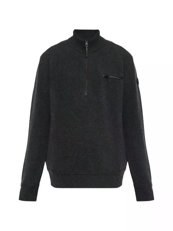 Moncler Half-zip Chest-pocket Sweater