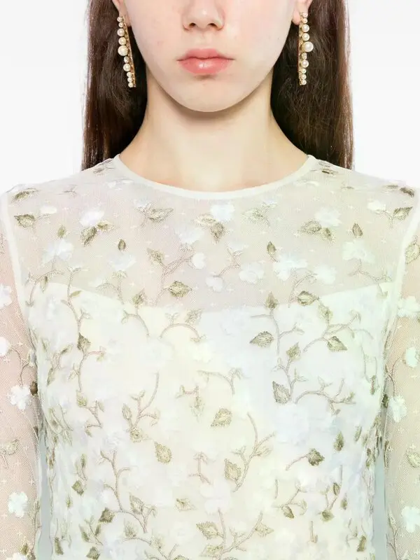 NEEDLE & THREAD Trailing-roses Ankle Gown