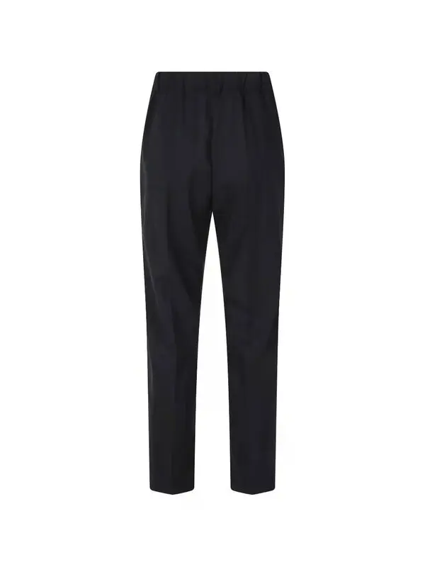 SEMICOUTURE Buddy Drawstring Pressed-crease Trousers