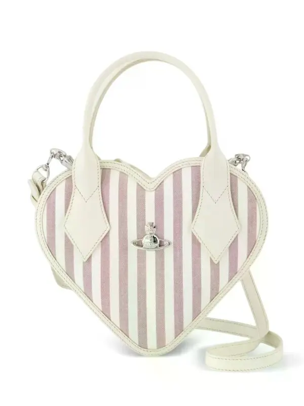 VIVIENNE WESTWOOD Josephine Heart Tote Bag - Neutrals
