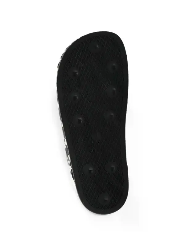 Adidas Adimule Cow-print Mules - Black