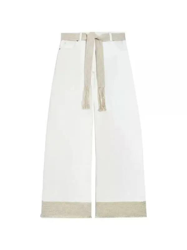 Agnona Pocket Belted Trousers