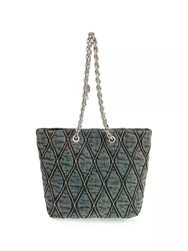DIESEL® Charm-d Diamond-quilted Tote Bag