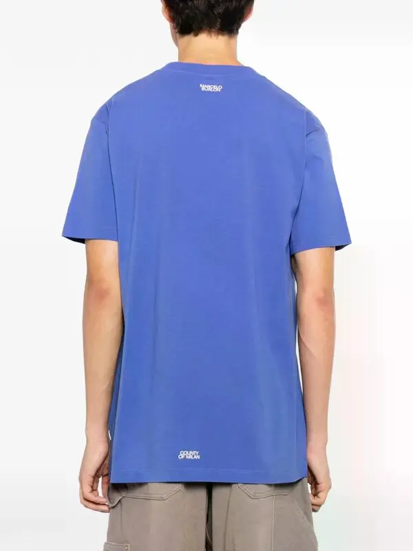 COUNTY OF MILAN Outline Cross Basic T-shirt