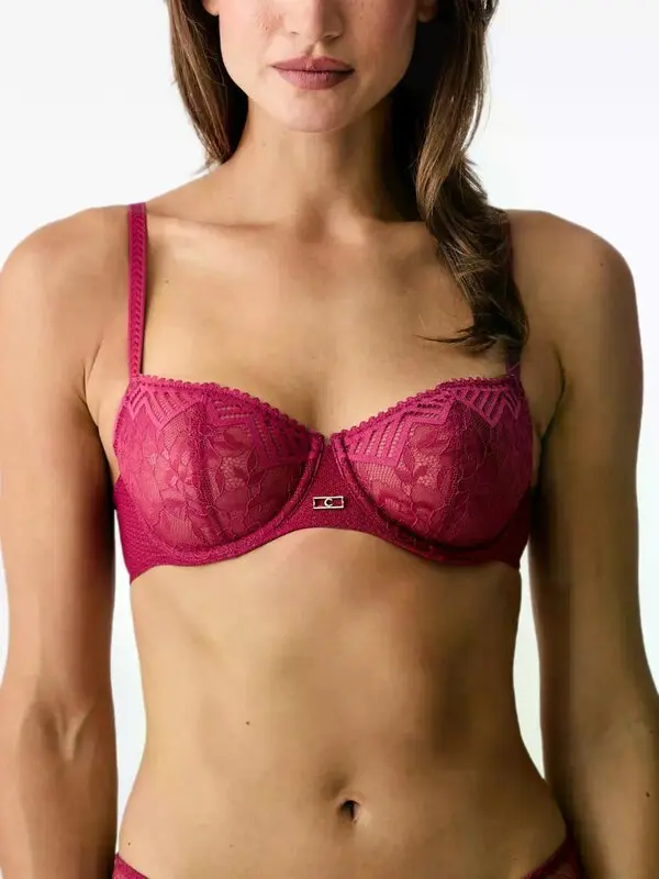 Chantelle Lace-overlay Underwired Bras