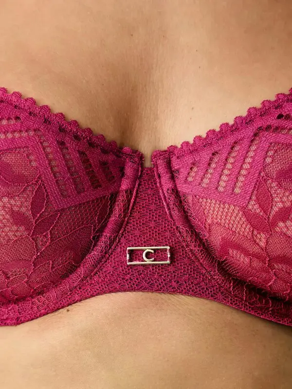 Chantelle Lace-overlay Underwired Bras
