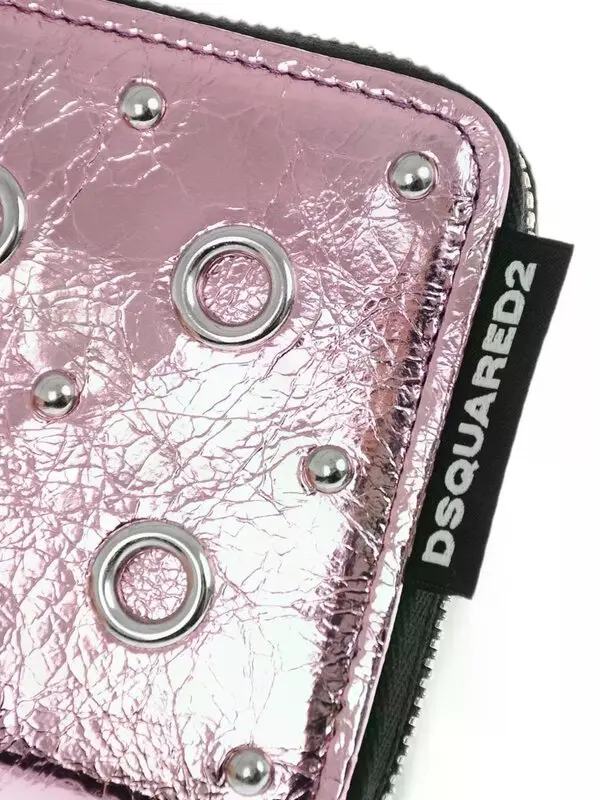 Dsquared2 Eyelet-embellished Studded Wallet