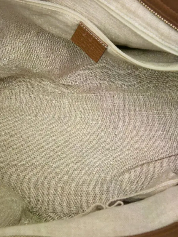 Gucci Gg Canvas Bree Zippered Tote Bag