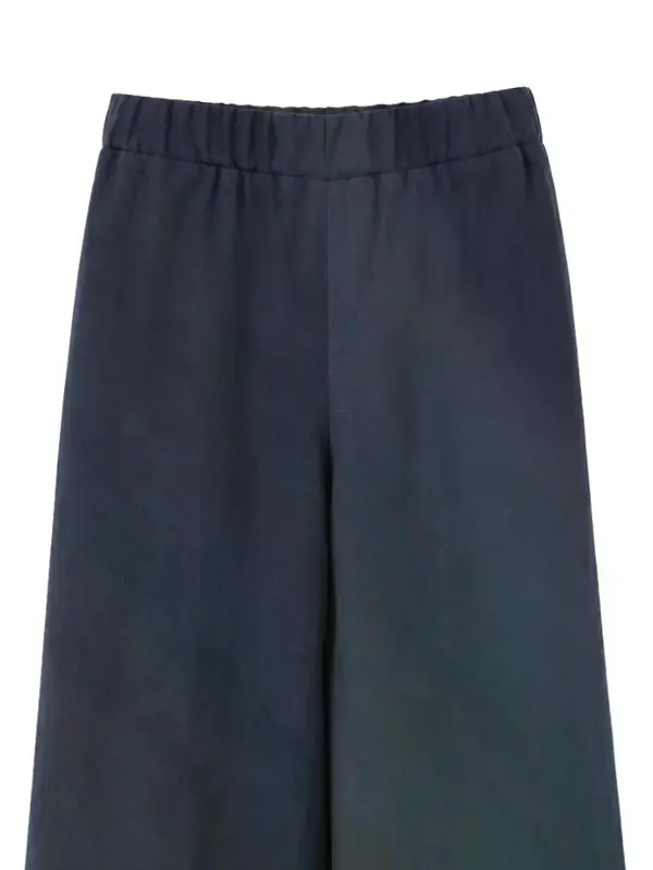 GRAN SASSO Elasticated Waist Wide-leg Trousers