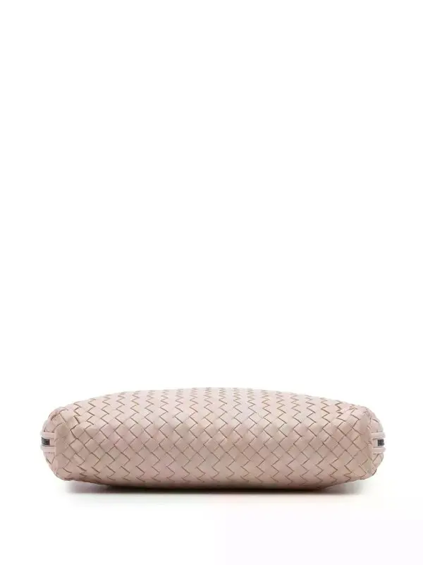Bottega Veneta Large Nappa Intrecciato Nodini Crossbody Bag - Pink