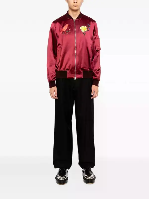 Alexander McQueen Embroidered Zip Jacket
