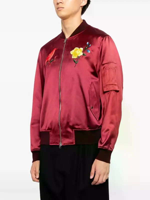 Alexander McQueen Embroidered Zip Jacket