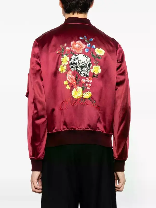Alexander McQueen Embroidered Zip Jacket