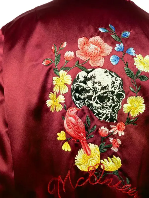 Alexander McQueen Embroidered Zip Jacket