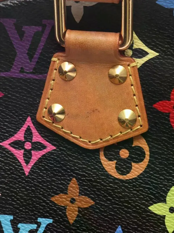 LOUIS VUITTON 2005 Monogram Multicolor Trouville Tote Bag - Black