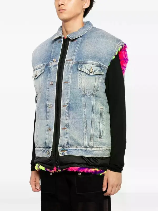 Balenciaga Denim Padded Vest