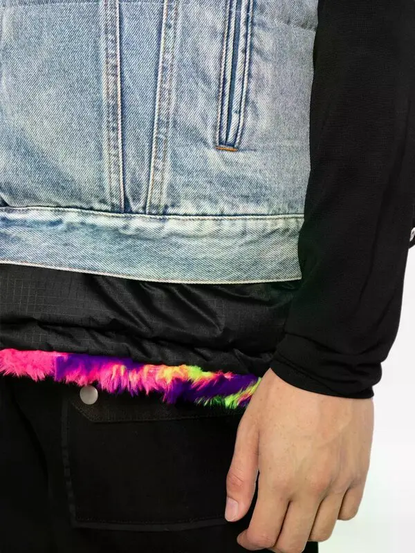 Balenciaga Denim Padded Vest