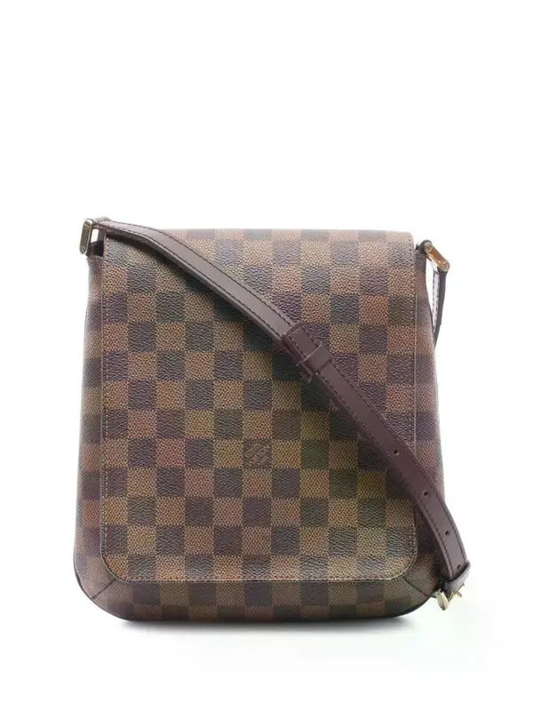 LOUIS VUITTON Damier Ebene Musette Salsa Pm Crossbody Bag - Brown