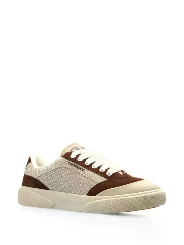 Casablanca Del Mar Monogram Print Sneakers