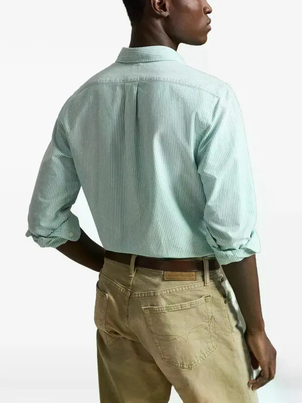 Polo Ralph Lauren Striped Oxford Shirt - Green