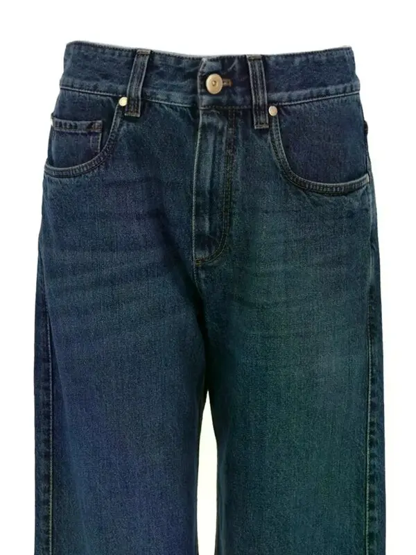 Brunello Cucinelli Wide-leg Jeans - Blue