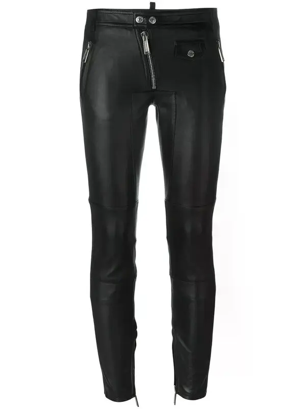 Dsquared2 Biker Trousers - Black