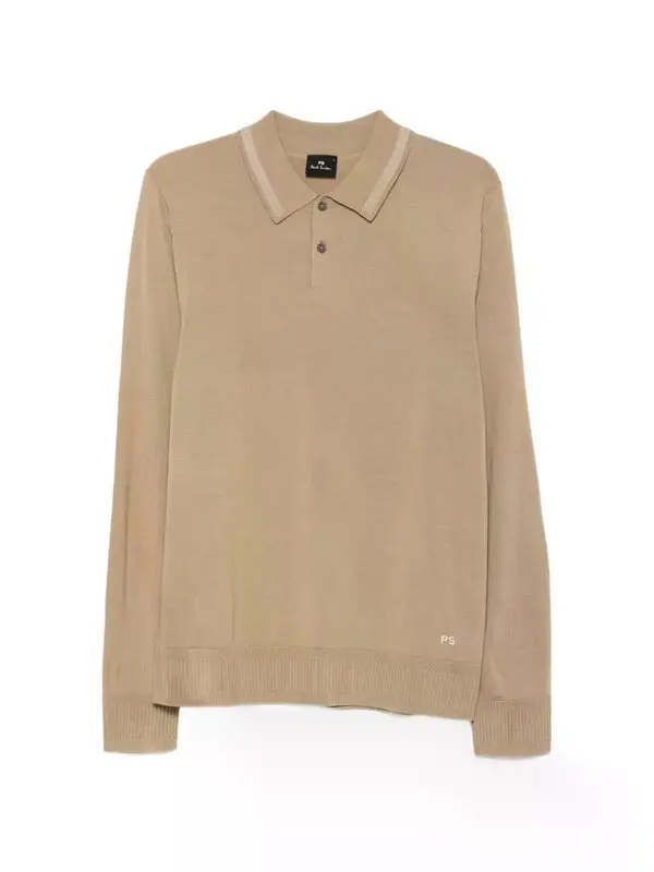 Paul Smith Long-sleeve Polo Shirt - Neutrals