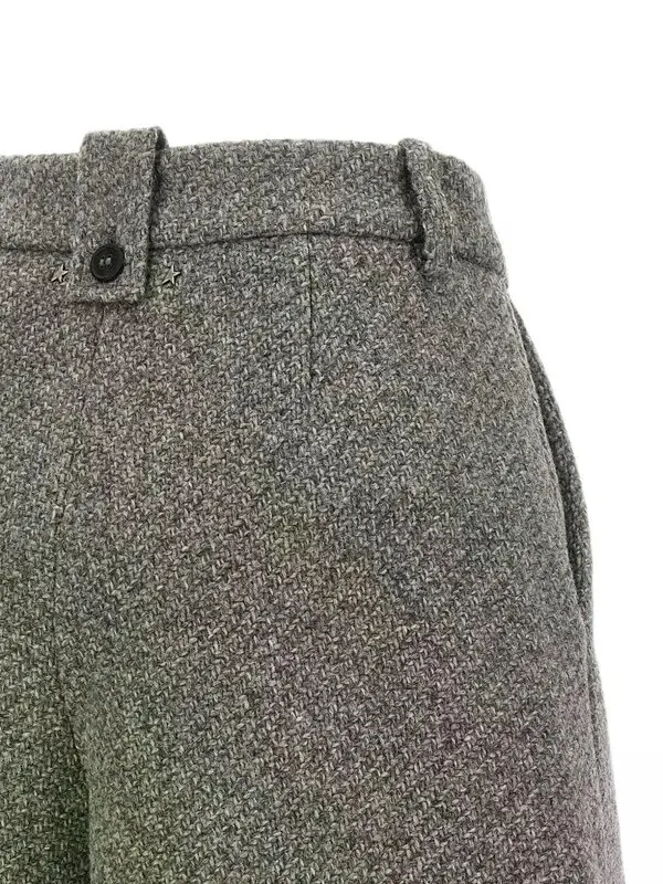 GOLDEN GOOSE Ryanna Mélange Virgin Wool Shorts