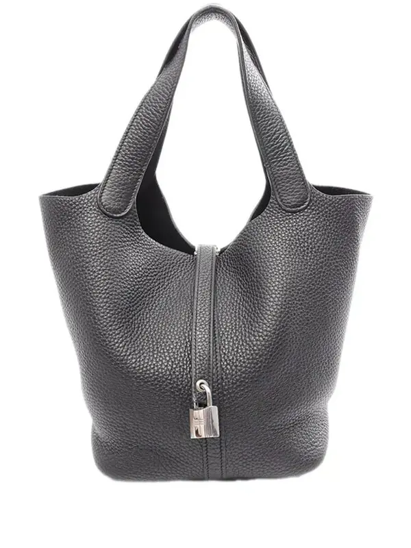 Hermès 2021 Clemence Picotin Lock 22 Handbag - Black