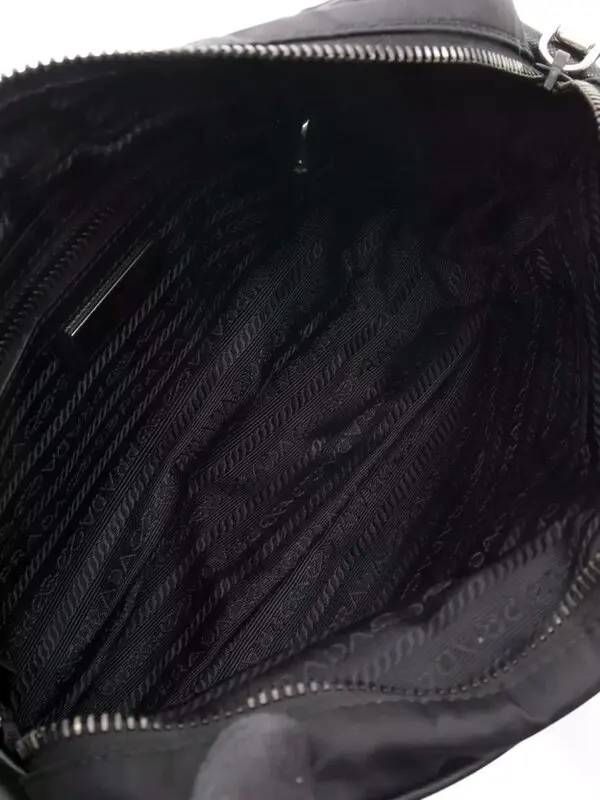 Prada Saffiano Trimmed Tessuto Camera Bag