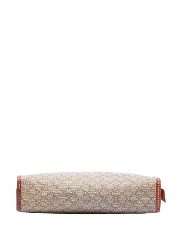 Celine Macadam Coated Canvas Clutch Bag